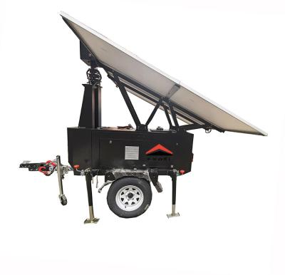 China Solar Panels Power Camera Cctv Trailers DC 24V For Ranch Monitoring for sale