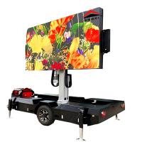 China High Resolution Electric Advertising Led Screen Display Trailer For Commercial Street for sale