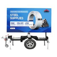 China High-Definition Display Electric LED Screen Display Trailer for Concert for sale
