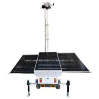 China New Design Solar Surveillance Trailer With 4K Camera For Remote Areas Without Electricity for sale
