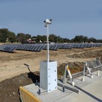 China CCTV Surveillance Camera Tower Portable Surveillance Cube For Construction Site Monitoring for sale