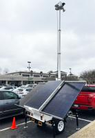 China New Rapid Deployment Solar Monitoring Trailer With Solar Power Supply For Farm Surveillance for sale