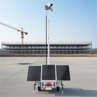 China Long Battery Life Solar Panels Camera Trailer For Construction Site Monitoring for sale