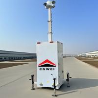 China High Mobility 5G Camera CCTV Security Tower For Factory Monitoring for sale