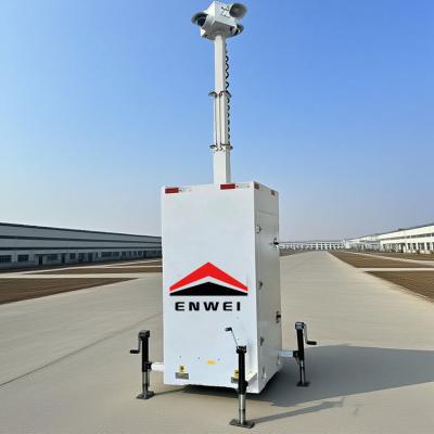 China High Mobility 5G Camera CCTV Security Tower For Factory Monitoring for sale
