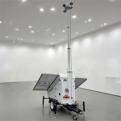 China High Load-Bearing Capacity Solar Power Wifi Camera Cctv Trailer For Exhibition Monitoring for sale