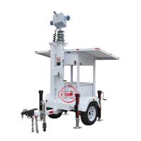 China Rapid Deployment Solar Security Trailer With For Construction Sites for sale
