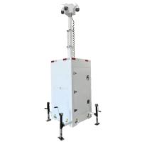 China Rapid Mobile CCTV Tower With 6m Mast For Construction Sites Security for sale