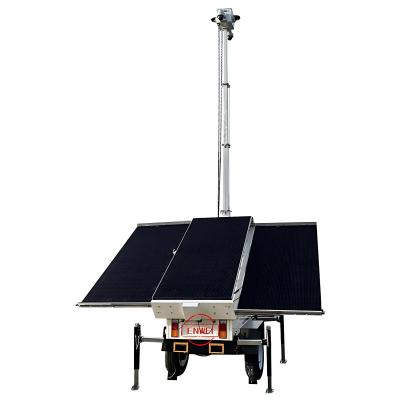 China Portable Solar CCTV Trailers With 24/7 Monitoring For Remote Area Security for sale