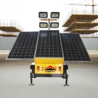 China Strong Environmental Adaptability Solar Power Led Lighting Trailers For Chemical Park Lighting for sale