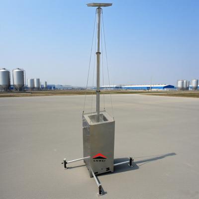 China Portable Mobile Camera Security CCTV Towers For Construction Site Monitoring for sale