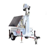 China Mobile Security Trailer With 2*540W Solar Panels Off-grid Monitoring System For Outdoors Parking Lots for sale