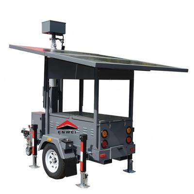 China Energy-Saving And Efficient Solar Camera Video Trailers For Warehouse Monitoring for sale