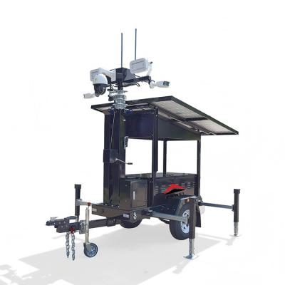 China Full-Day Work Solar Powered Camera Cctv Trailers For Construction Site Monitoring for sale