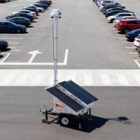 China Solar Surveillance Trailer Flexible Deployment For Parking Lots Job Sites for sale