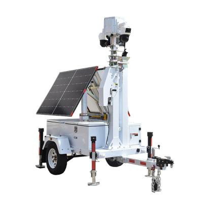 China Solar Video Surveillance Trailer Mobile Security Trailer For Public Events for sale