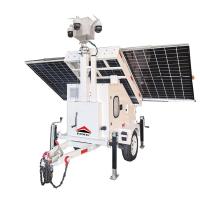 China Stable Battery Life Solar Powered Smart Camera Cctv Trailer For Temporary Monitoring for sale