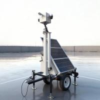 China Wireless Solar CCTV Trailer for Remote Area Monitoring for sale