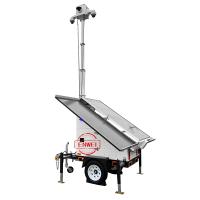 China CE Certified Solar-Powered Surveillance Trailer With 3*400W Solar Array For 24/7 Operation for sale