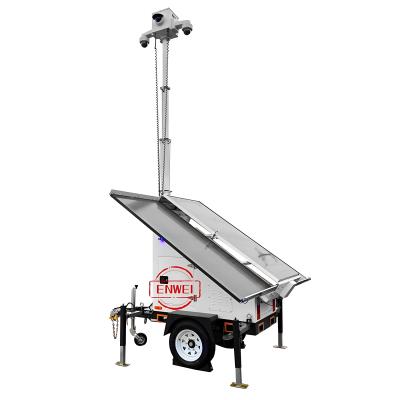 China CE Certified Solar-Powered Surveillance Trailer With 3*400W Solar Array For 24/7 Operation for sale