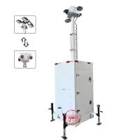 China Rapid Deployment Mobile CCTV Tower With 1200lbs Hand Winch For Public Spaces Monitoring for sale