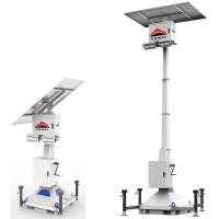 China Safe And Reliable Solar Street Led Floodlight Lighting Towers For Remote Area Lighting for sale