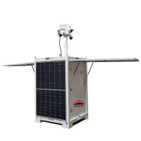 China Solar Powered Mobile CCTV Surveillance Tower for Construction Site Monitoring for sale