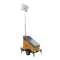 China All-in-One Solar Light Trailer With 360° Rotatable & 90° Tiltable LED For Construction for sale