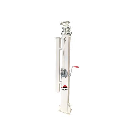 China Extensive Adjustment Telescopic Mast Collapsible Mast For Solar Security Trailer for sale