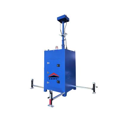 China Quick Response Camera Security Towers Surveillance Cabinet For Construction Site Monitoring for sale