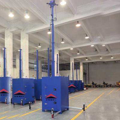 China Multifunctional Integration Mobile Surveillance Light Tower For Factory Monitoring for sale
