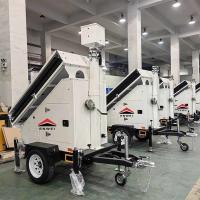 China Self-Powered Supply Solar Camera Trailer Solar Security Trailer For Warehousing And Logistics Park Monitoring for sale