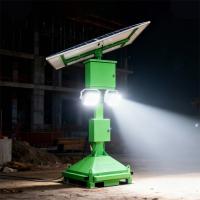 China CE Certified Solar Light Tower No Grid Needed 35 Hours Running For Remote Areas Night Works for sale