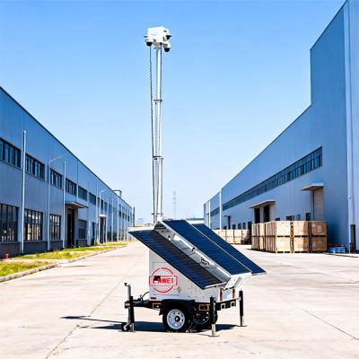 China Weatherproof Mobile Security Trailer No External Power Needed For Project Engineering for sale