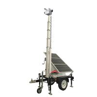 China Long-Lasting Battery Life Solar Panels Camera Security Trailer For Industrial Park Monitoring for sale
