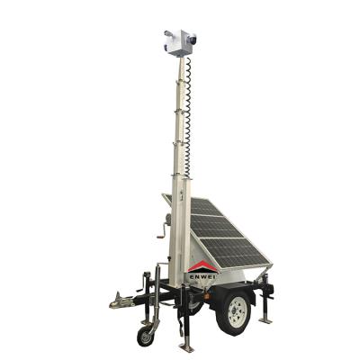 China Long-Lasting Battery Life Solar Panels Camera Security Trailer For Industrial Park Monitoring for sale