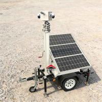 China Highly Integrated Mini Solar Powered Panels Cctv Trailers For Road Construction Monitoring for sale