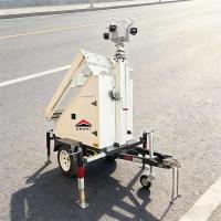 China Road Monitoring Stability Solar Panels Camera Security CCTV Trailer Frame Solar Security Trailer Frame for sale