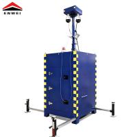 China Mobile CCTV Tower Rapid Deployment Telescopic Mast CCTV Tower For Construction Sites Surveillance for sale
