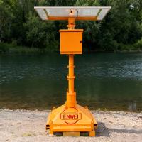 China Solar Lighting Tower With Monitoring CCTV System Cubic Solar Tower For Outdoor Construction Engineering for sale
