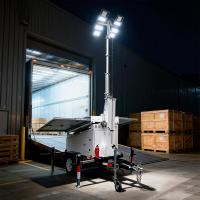 China Solar Lighting Trailer Mobile LED Light Trailer For Outdoor Job Sites Lighting for sale