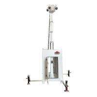 China Standard Configuration Moving Security Cctv Cuboid Portable Surveillance Camera Tower For Sand And Gravel Plant Monitoring for sale
