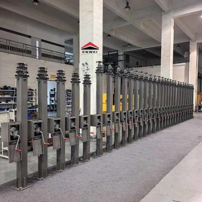 China High Wind Resistance Telescopic Mast Manual Mast Adjustable Mast For Construction Area for sale