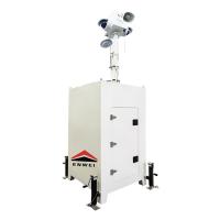 China Outdoor Portable Mobile CCTV Surveillance Tower with Wireless Network for Temporary Security for sale