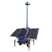 China Quick Deployment 24/7 Off-Grid Solar Security Trailer With Waterproof For Coastal for sale