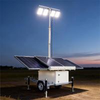China Industrial Off-Grid Solar Light Trailer Ideal For Rental Contractors CE Certification for sale