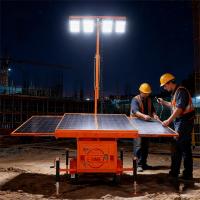 China Industrial Off-Grid Solar Light Trailer Ideal For Rental Contractors CE Certification for sale