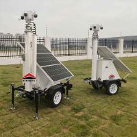 China Solar Powered Portable Surveillance Trailers Designed for Environmental Monitoring and Temporary Security Deployments for sale