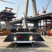 China Portable Solar Camera Trailer MPPT System 7m Mast Outdoor Security for sale