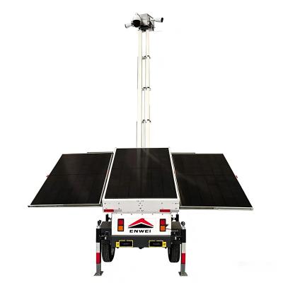 China Mobile CCTV Trailers Providing Scalable Surveillance Capabilities for Various Outdoor Security Requirements for sale